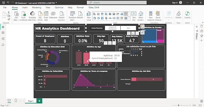 Create interactive auto updating powerbi dashboard by Arifhussain3830 | Fiverr