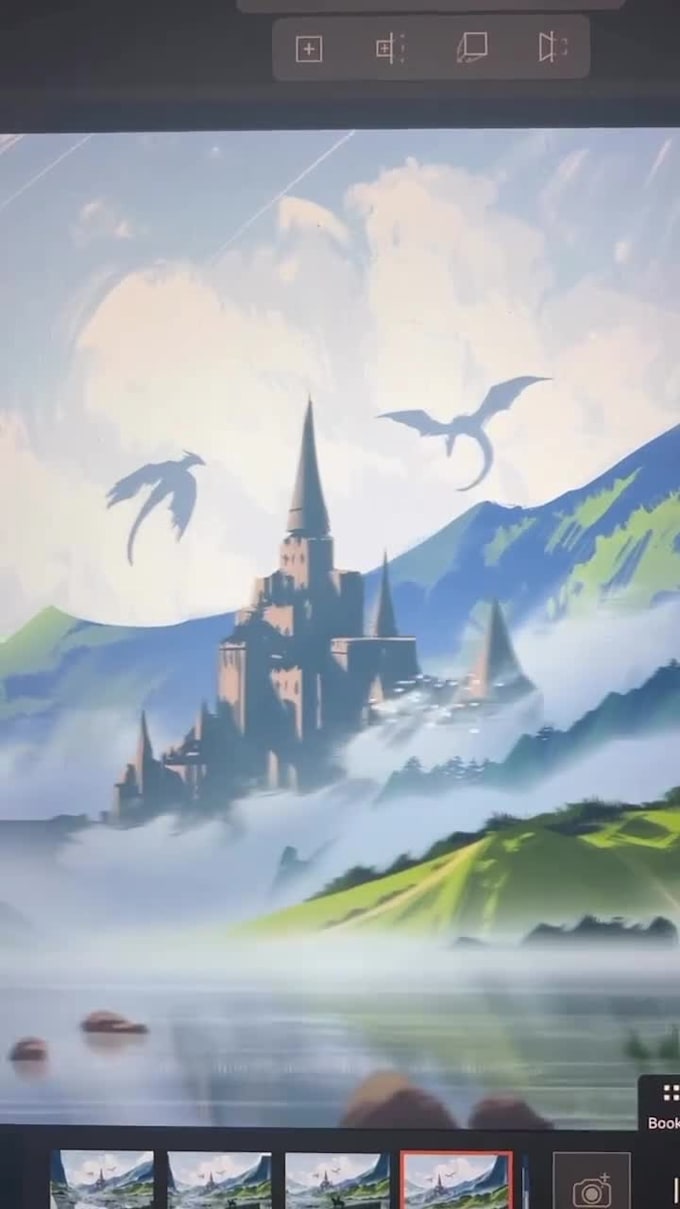 Draw custom 2d game environment and background design 2d concept game ...