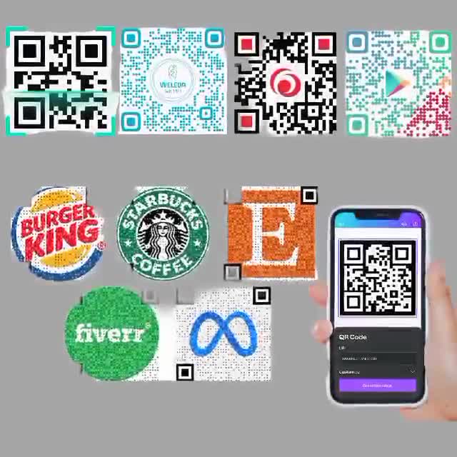 Create custom qr code design with your logo by Laibamudassir26 | Fiverr