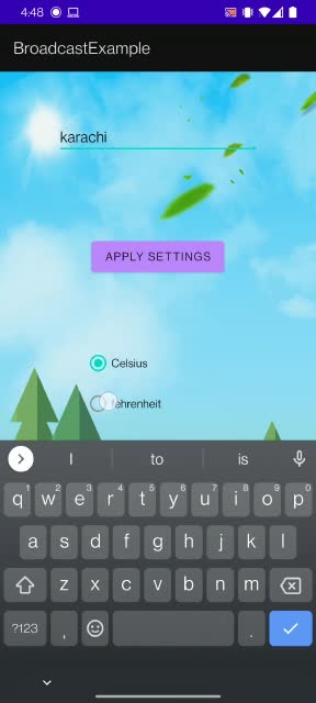 Weather app made in android studio by Moazzamali12 | Fiverr