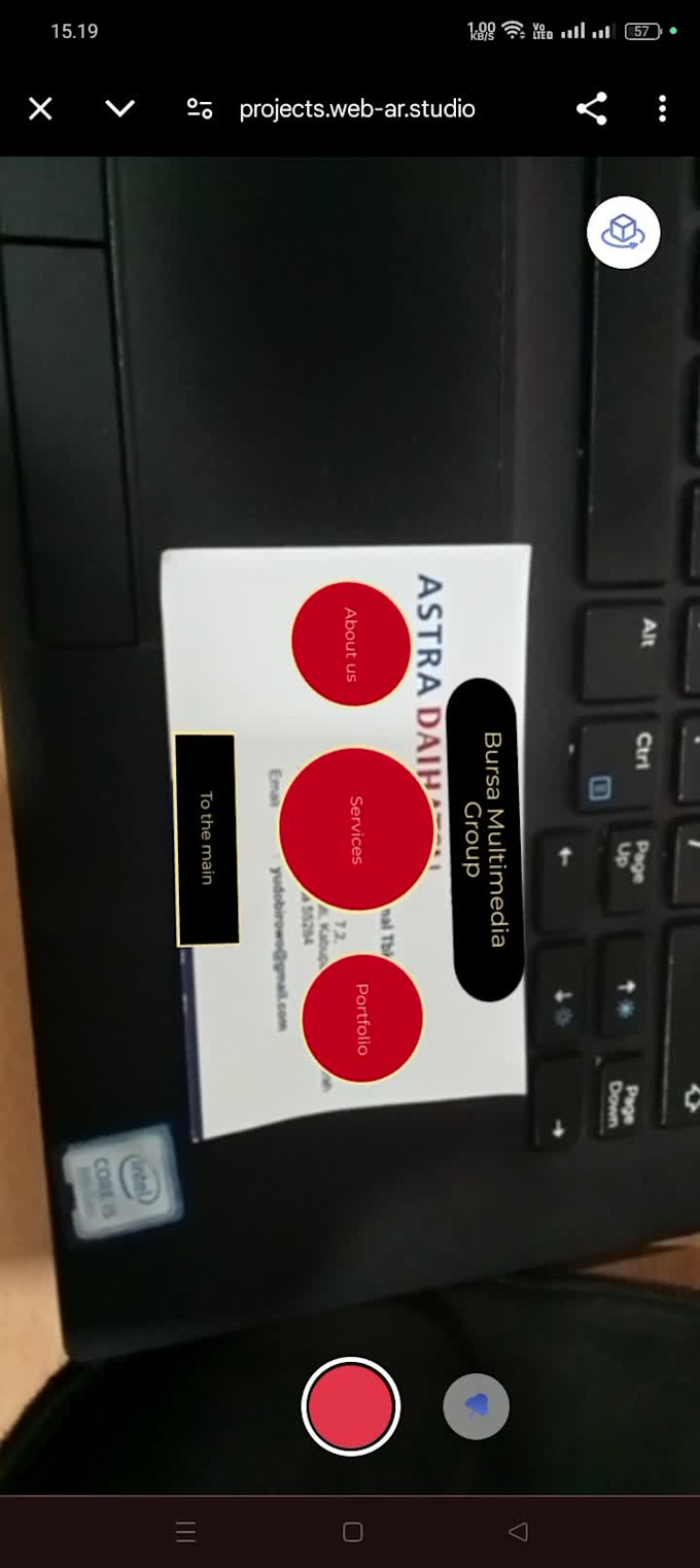Create 2d,3d augmented reality ar business cards with webar technology by Prasah28 | Fiverr