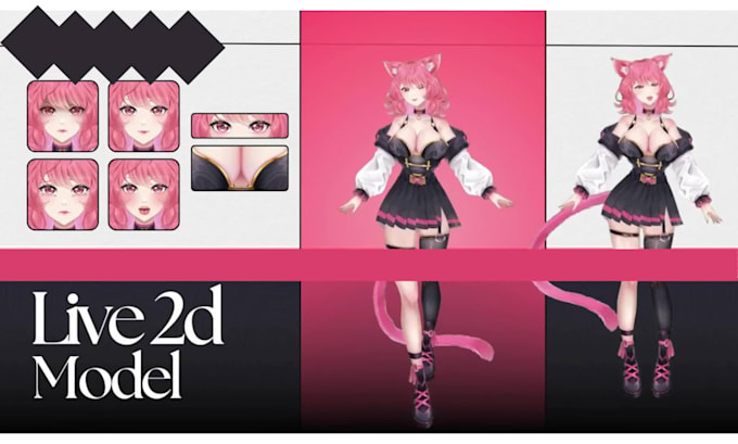 Design and rig vtuber rigging live2d rigging vtuber live2d vtube studio by Yuri_sora1 | Fiverr