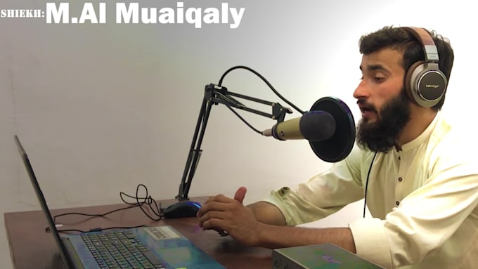 Recite the holy quran in different styles in high studio quality by ...