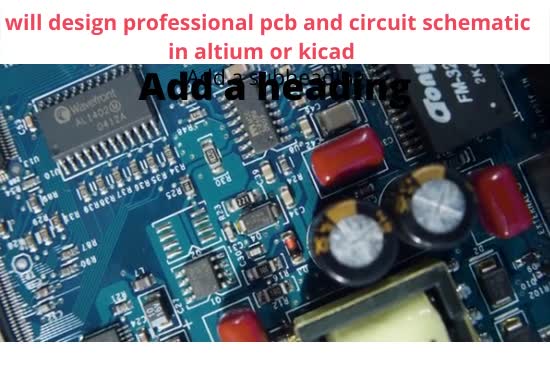 Design professional pcb and circuit schematic in altium or kicad by ...