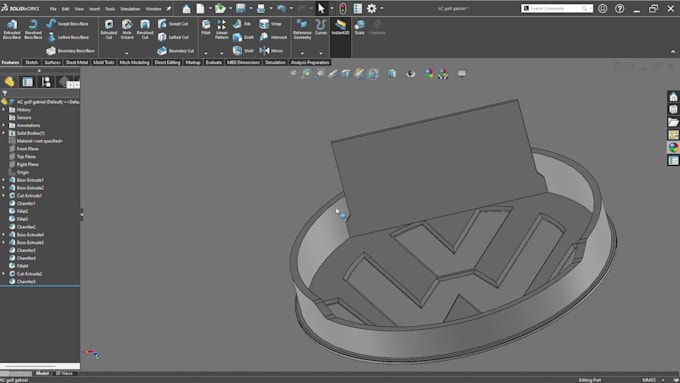 Create any 3d model with solidworks by Guimaworks | Fiverr