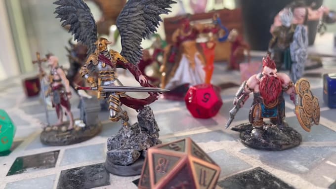 Do painting commissions for ttrpg miniatures by Elderberryfigs | Fiverr