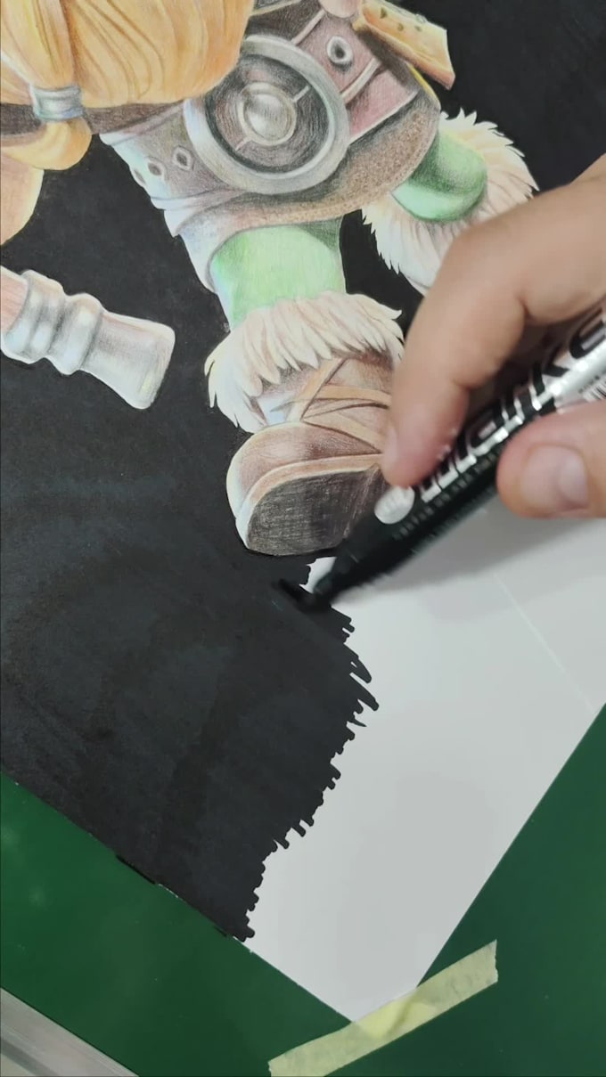 Welcome to my colored pencil drawing gig by Master3d_0055 | Fiverr