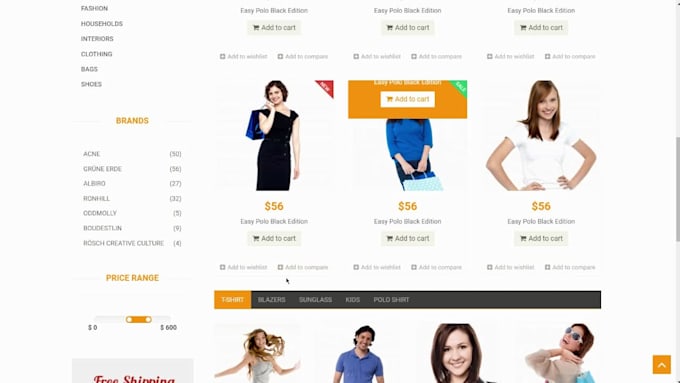 Design professional ecommerce website and online store by Adorit62 | Fiverr
