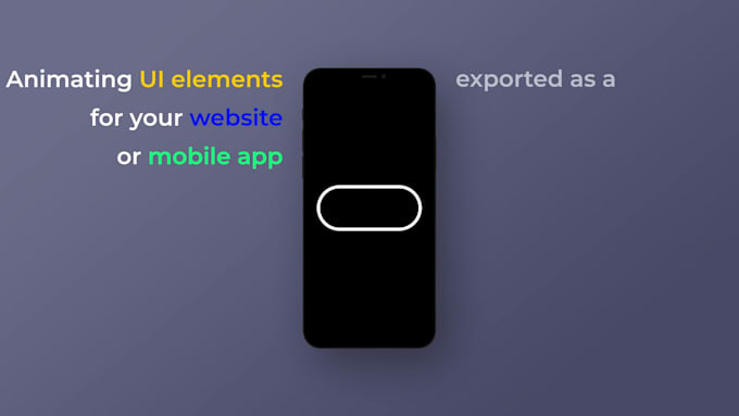 Create ui animations for mobile app by Matchamotion | Fiverr