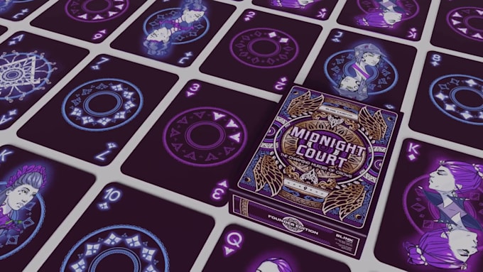Design custom card game, board game illustrations, box mockups, tarot ...