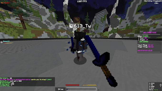 Help you improve your minecraft pvp skills by Isaac_wong_w | Fiverr