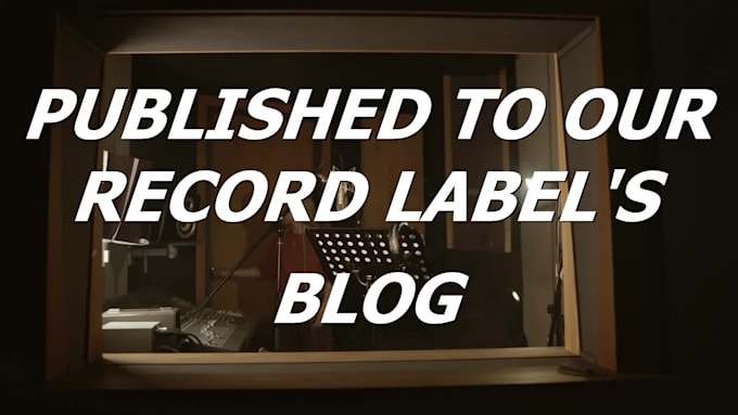 Publish a video interview on my record labels blog by Natehawkins | Fiverr