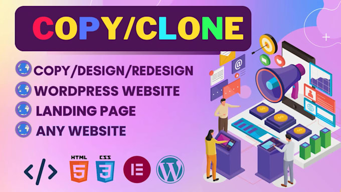 Do design and resign copy clone, duplicate any website by Kapil209255 | Fiverr