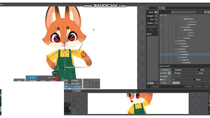 Animate and rig 2d characters in spine or unity by Aminhesaraki | Fiverr