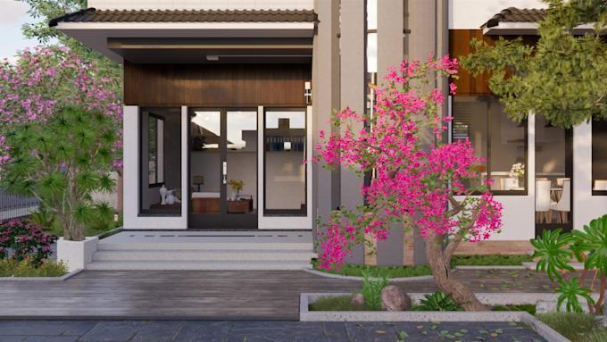 Do realistic architectural 3d modeling and rendering by Canhvovan | Fiverr