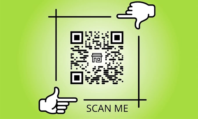 Create custom stylist dynamic professional qr code with logo in half ...
