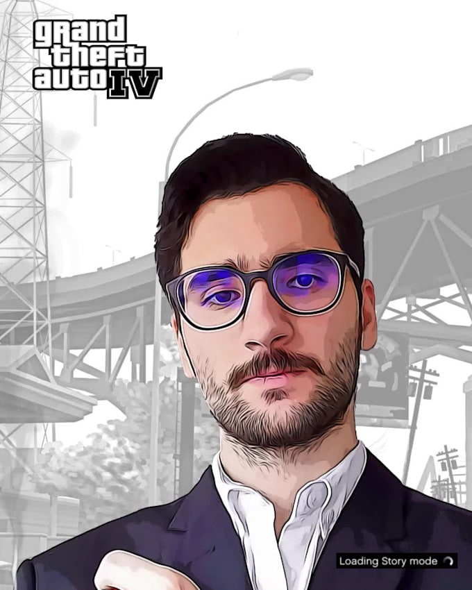 Turn you into a gta loading screen by Gtafier | Fiverr