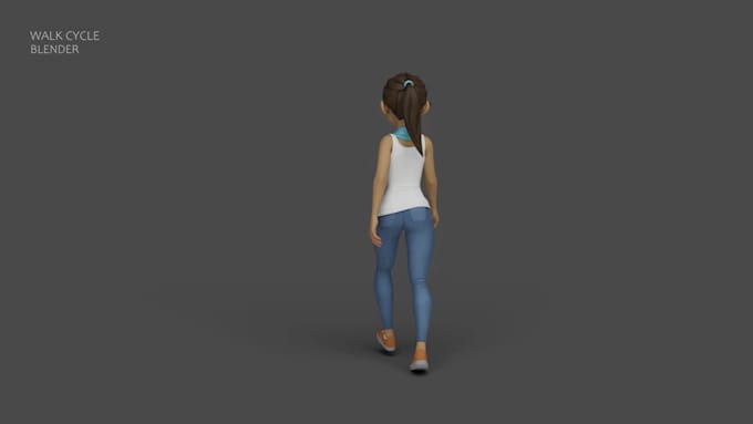 2d character walk cycle animation glb idle animate avatar run cycle ...