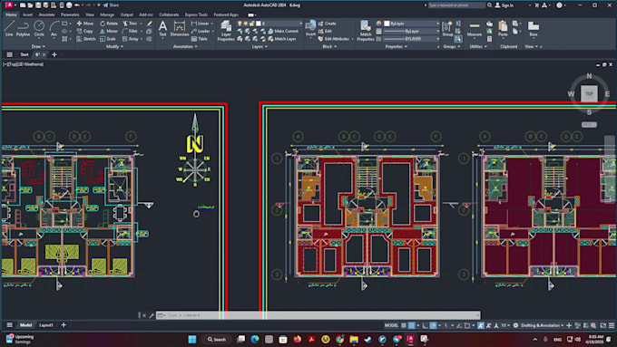 Create professional architectural floor plans in autocad by Amirmahd ...