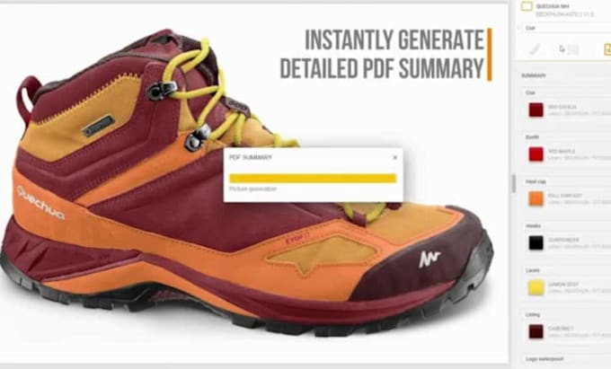 Professional shoe tech pack sneaker design for manufacturing and ...