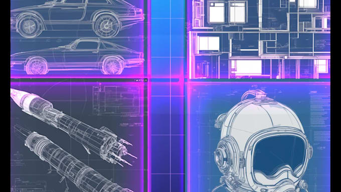 Design a custom blueprint poster of a house by Arctic_edits | Fiverr