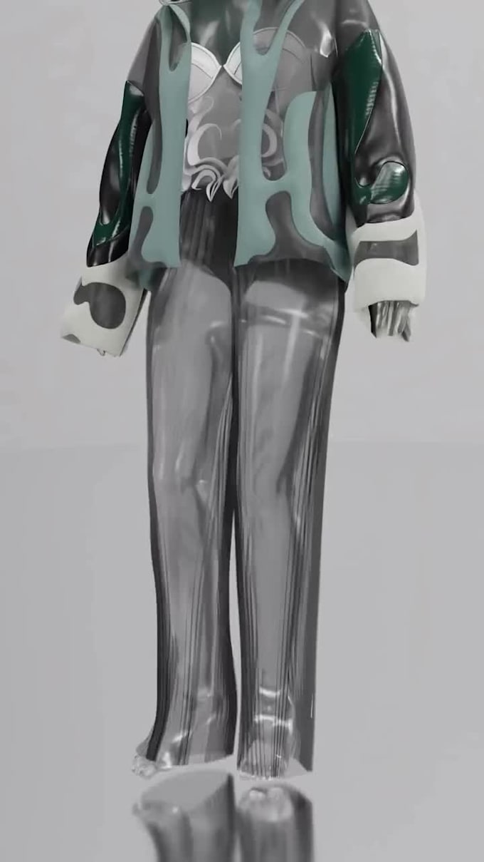Create 3d fashion animation 3d cloth design 3d garment with clo 3d and ...