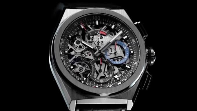 Realistic 3d watch animation, 3d watch rendering, cgi ads, 3d watch ...