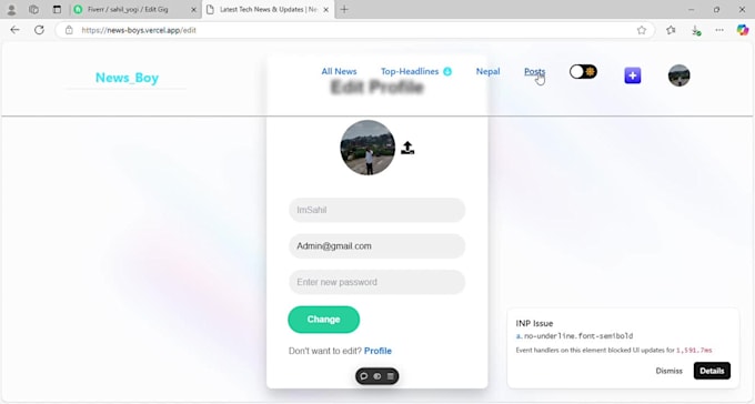 Make full stack website for you in budget by Sahil_yogi | Fiverr