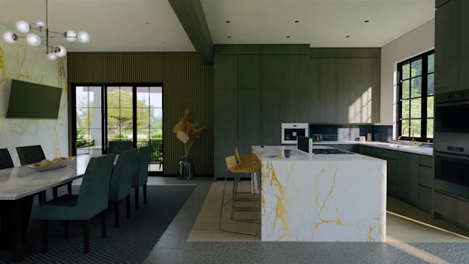 Do realistic 3d renders interior or exterior by Archvlad | Fiverr