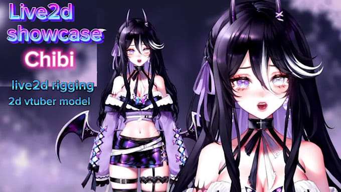 Design live2d vtuber model, 2d vtuber rigging, chibi character with vtube studio by Horpeyemmiy ...