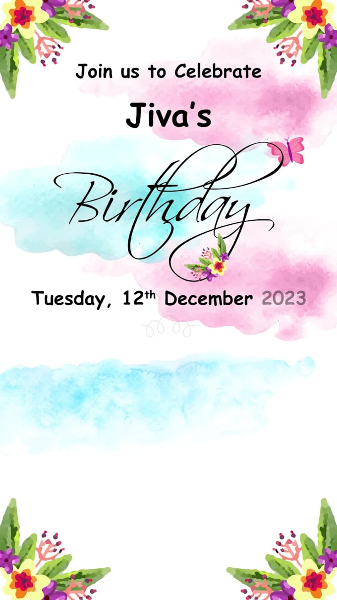 Motion graphic invitation card for you by Purav_design | Fiverr