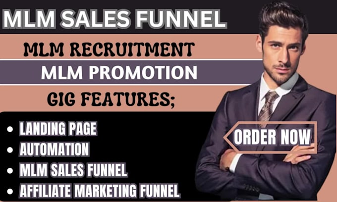 Mlm sales funnel, mlm promotion, mlm recruitment sales funnel, mlm ...