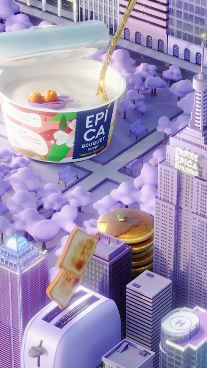 Create 3d cgi food animation food animation 3d cgi animation 3d food ...