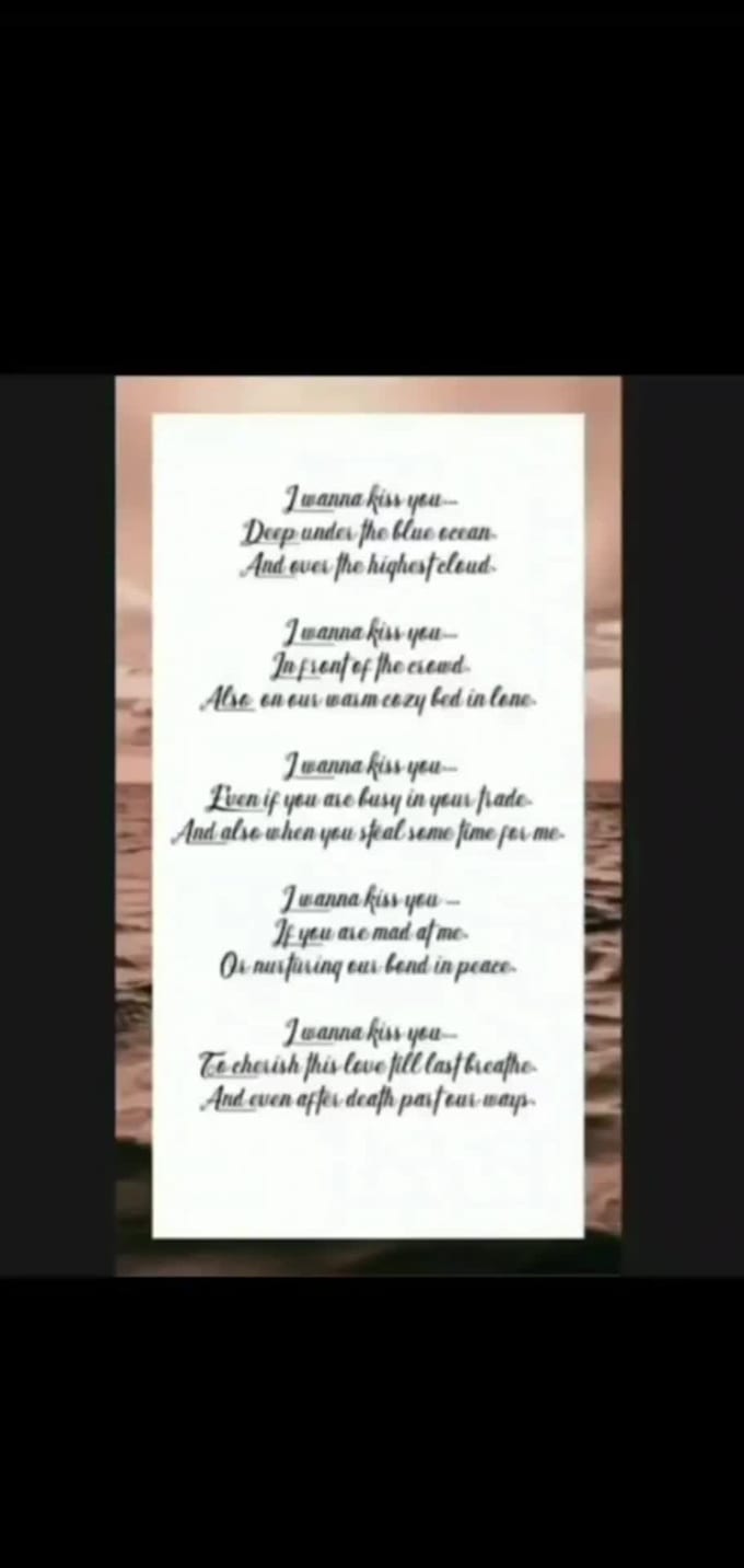 Write an authentic and sensual poem for you by Smruti1252 | Fiverr