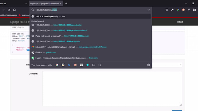 Restful web apis with django rest framework by Emadbaloch | Fiverr