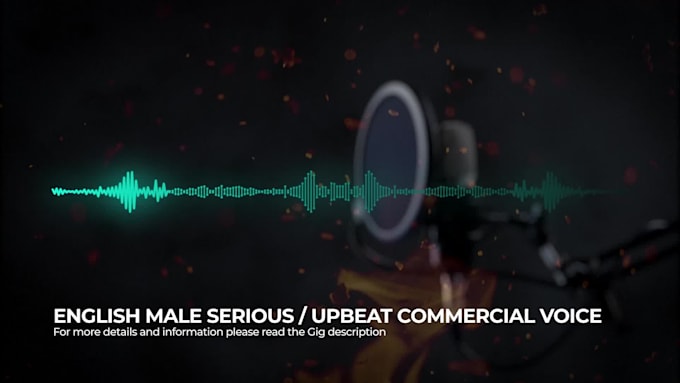 Voice an awesome male voice over for a promo or commercial by ...