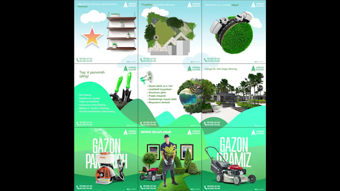 Logo, smm post design by Kamilofff | Fiverr