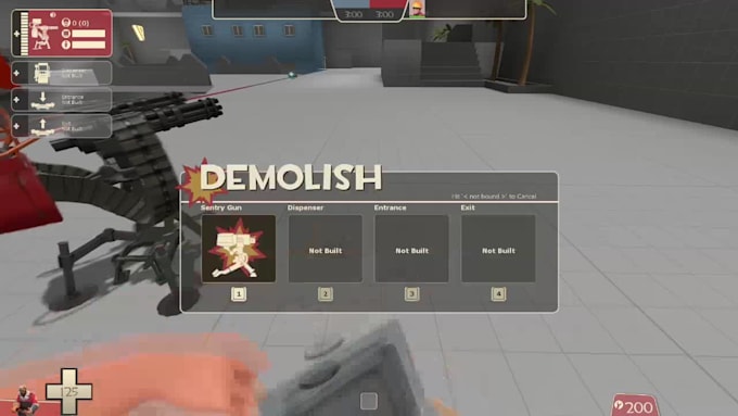 Build you sentry and dispenser in team fortress 2 by Editormartin | Fiverr