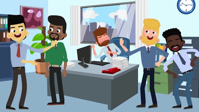 Offer cartoon animator actors presenters bundle by Qawi101 | Fiverr