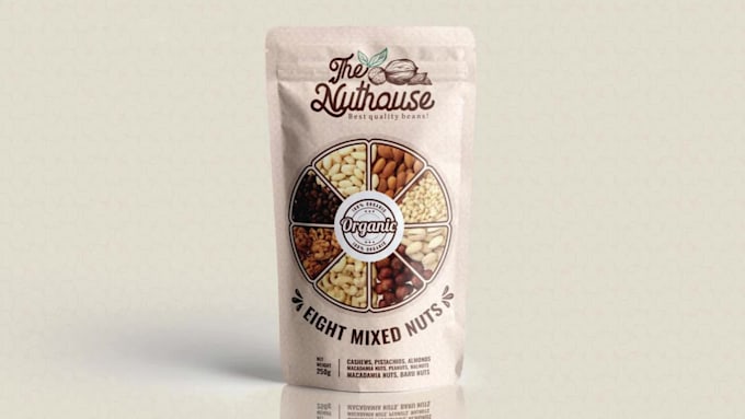 Design a creative food packaging pouch, label box and bags by Luxuria ...