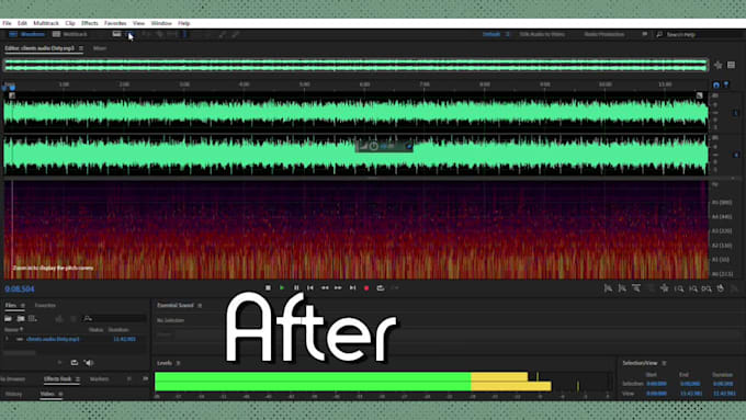 Restore, clean up, edit audio, and remove background noise by Nyorobeatz_ent | Fiverr