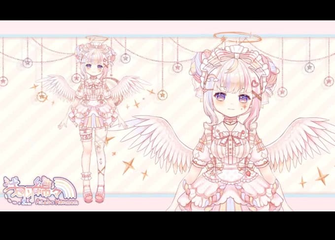 Rig cute live2d models for vtubers by Amiharu | Fiverr