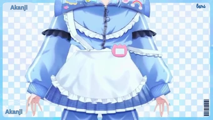 Model and rig live2d vtuber anime, prp live, png tuber by ...