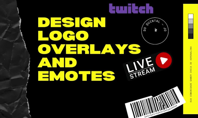 Create a custom logo, emojis and animated overlays for stream by ...