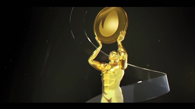 3d trophy animation 3d model award design 3d design medals trophies by ...