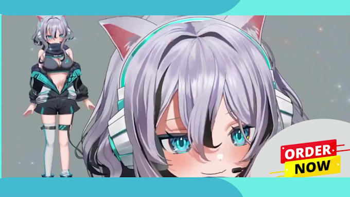 Create ready 2d vtuber model, vtuber rigging, live2d vtuber model ...