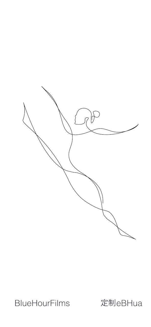 Transform your ballerina pictures into abstract line art by ...