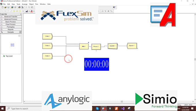 Do simulation using arena anylogic flexsim simio doe anova, industrial project by Engrhasnainn ...