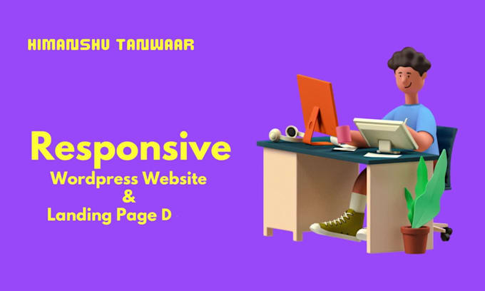 Build wordpress website design, development as web developer by Himanshutanw505 | Fiverr