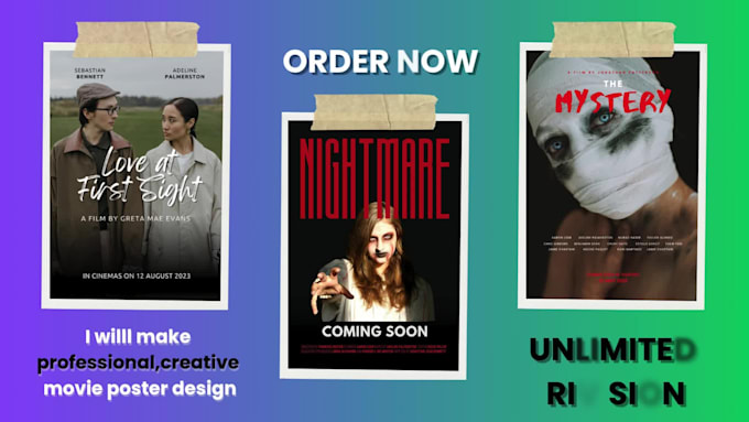 Make professional and eye catching movie poster design by Himaartz | Fiverr